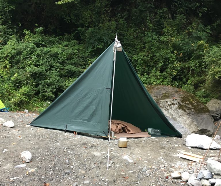 【DDタープの張り方】変形ダイヤモンド張り（フルクローズ可能）（DDタープ 3×3) | CAM P RISM